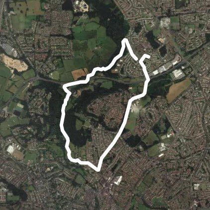 Meanwood park in England | Walking Map