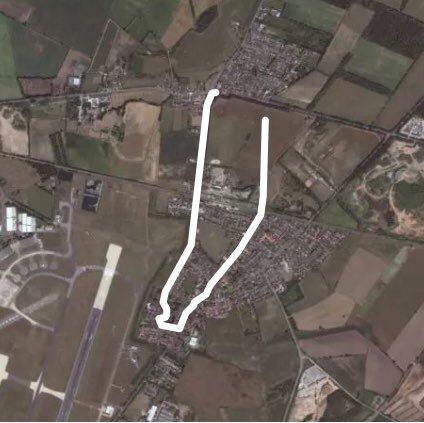 Blaxton/Finningley 3k | Walking Map