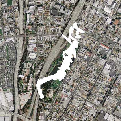 Hollenbeck Park Lake Loop Walk - Los Angeles, California, USA | Pacer