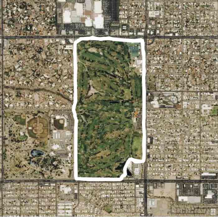 Randolph course at Reid Park in Arizona | Walking Map