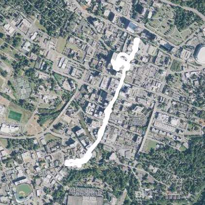 Downtown greenville, sc in South Carolina | Walking Map