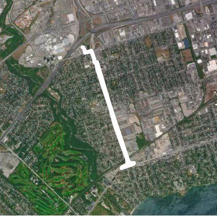 Evans ️ Browns Line ️ Lakeshore and back | Walking Map