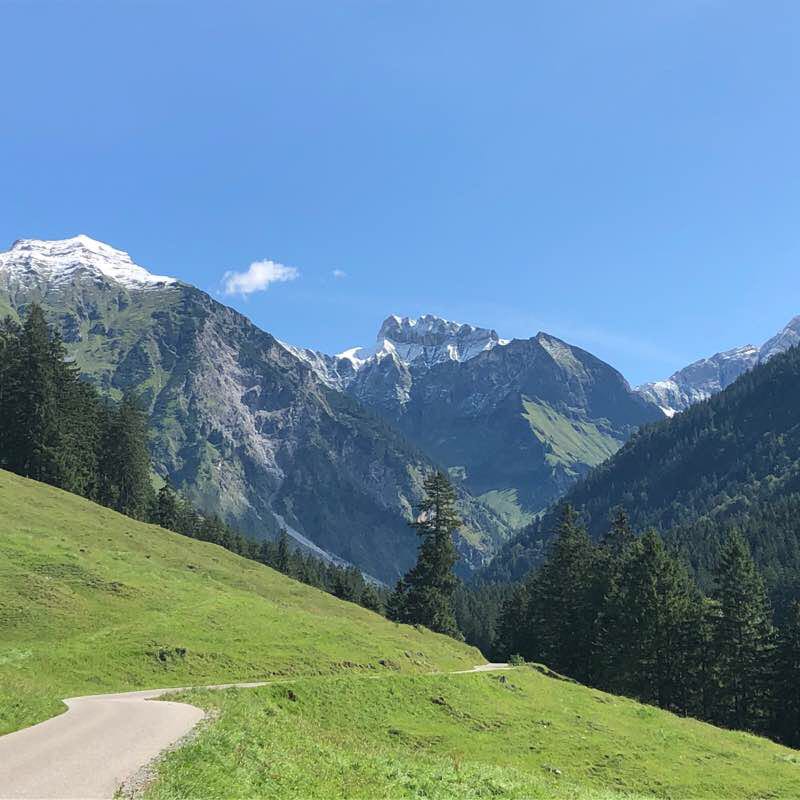 From Oberstdorf, Mühlenweg into the Oytal Hike Trail - Bavaria, Germany ...