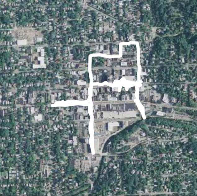 Ithaca downtown | Walking Map