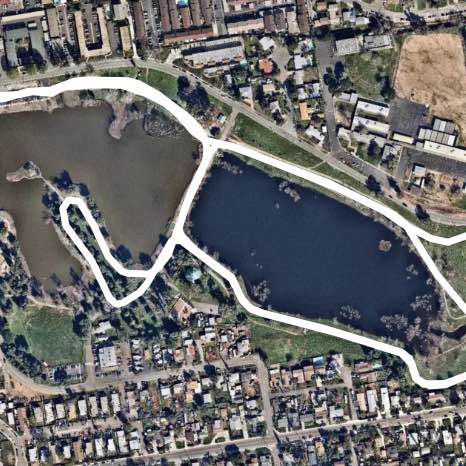 Lindo Lake bike trail - Lakeside, California, USA | Pacer