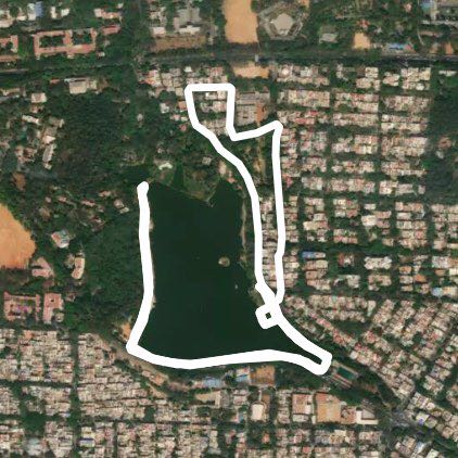 sanki tanki 달리기 길 - Sadashiva Nagar, 벵갈루루, 인도 | Pacer