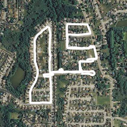 long o' walk :) Trail - Dyer, Indiana, USA | Pacer