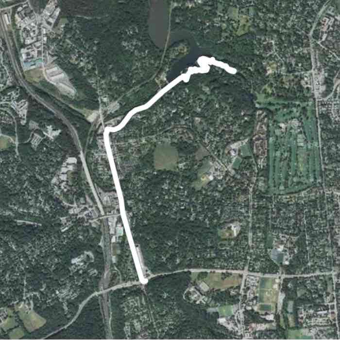 Lake roland Walk Trail - Baltimore, Maryland, USA | Pacer