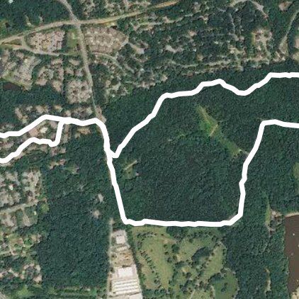 Battleground Full Loop in North Carolina | Walking Map