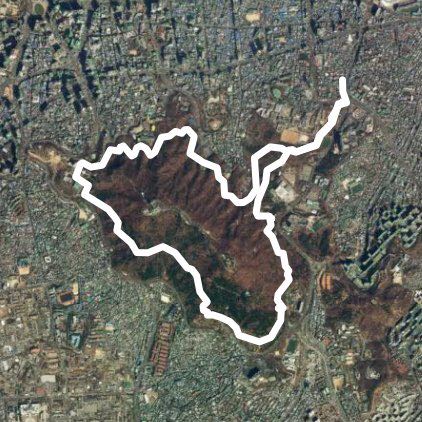 Namsan in Seoul | Walking Map
