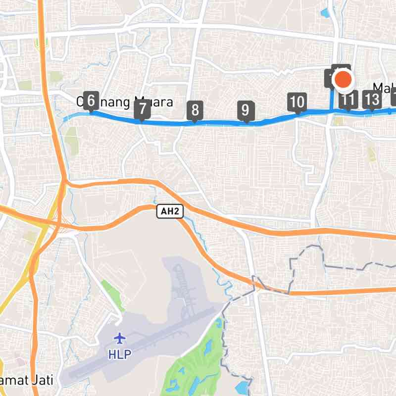 BKT JOGGING & CYCLING TRACK Walk - East Jakarta, Jakarta, Indonesia | Pacer