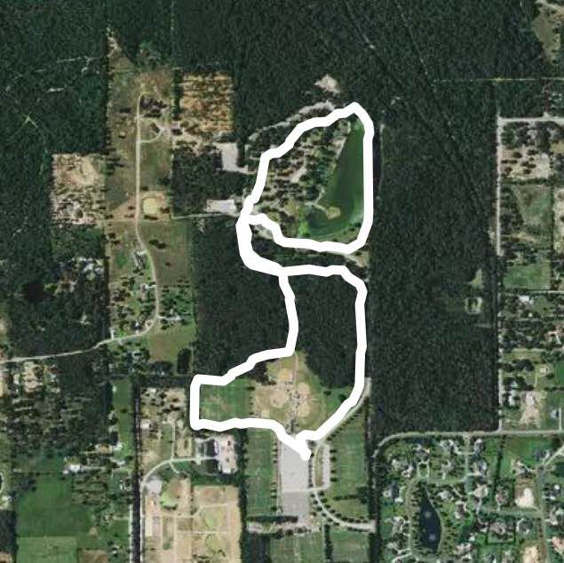 Burroughs Park, Tomball, TX Sentier pédestre - Texas, Etats-Unis | Pacer