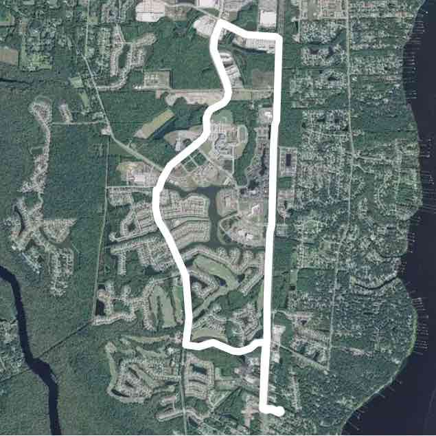 Reversed Fleming Island Plantation | Walking Map