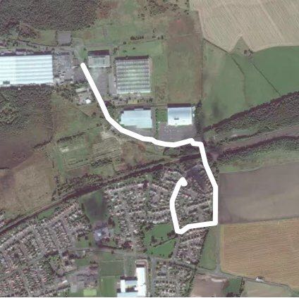 Bishopbriggs back road | Walking Map