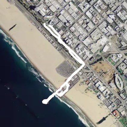 Santa Monica Pier Walk in California | Walking Map
