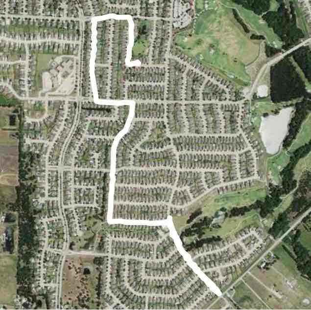 My route Walk Trail - Sachse, Texas, USA | Pacer