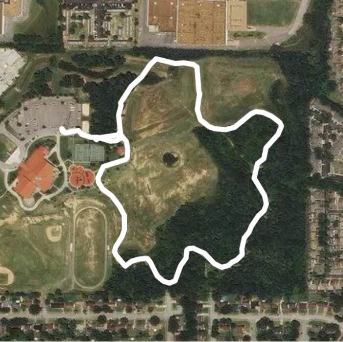 Hickory Ridge Community Center in Tennessee | Walking Map