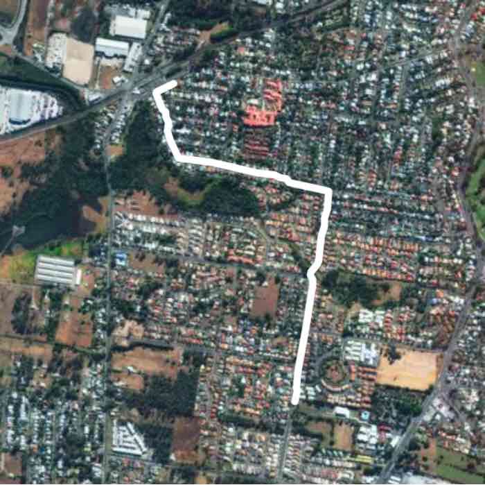 Lindum traino to Wynnum west state school run on foot | Walking Map