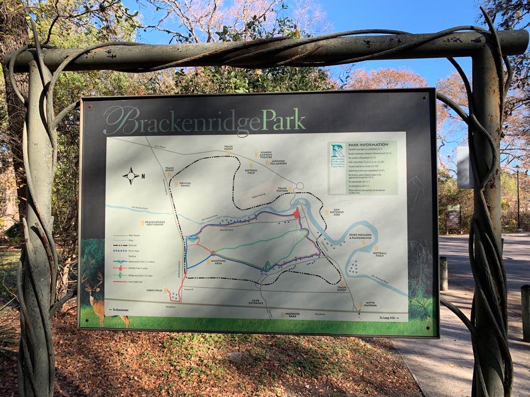 Brackenridge Park Trail Map Brackenridge Mountain Biking Trail