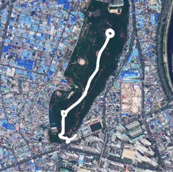 Chimsan-dong Obongsan Hike Trail - Buk-gu, Daegu, South Korea | Pacer