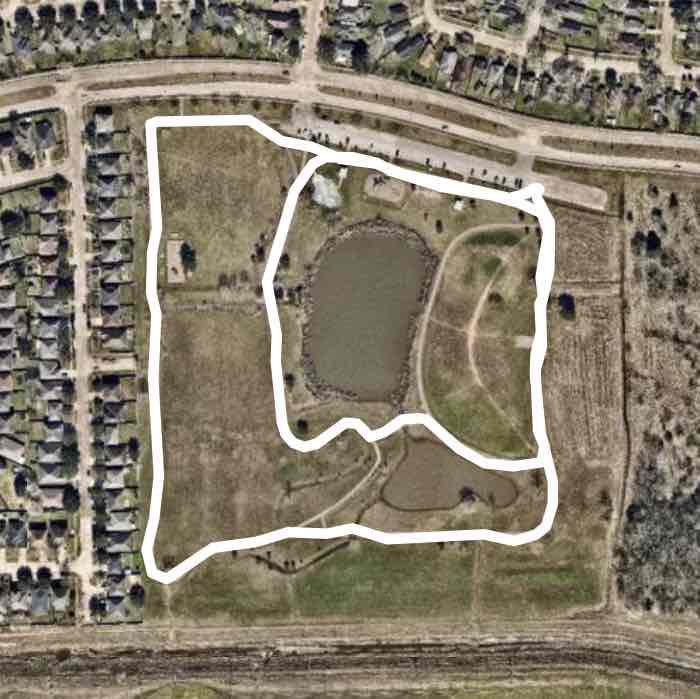 Blue ridge park in Texas | Walking Map