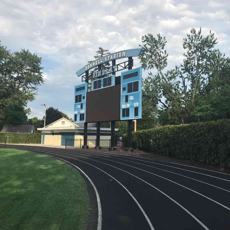 Downtown/Donnell stadium walk in Ohio | Walking Map