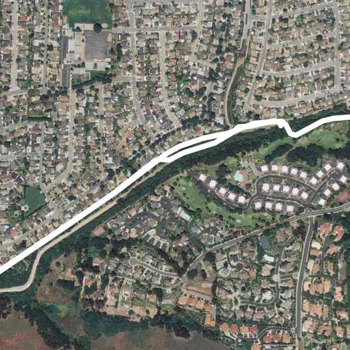Goleta Bike Path in California | Walking Map