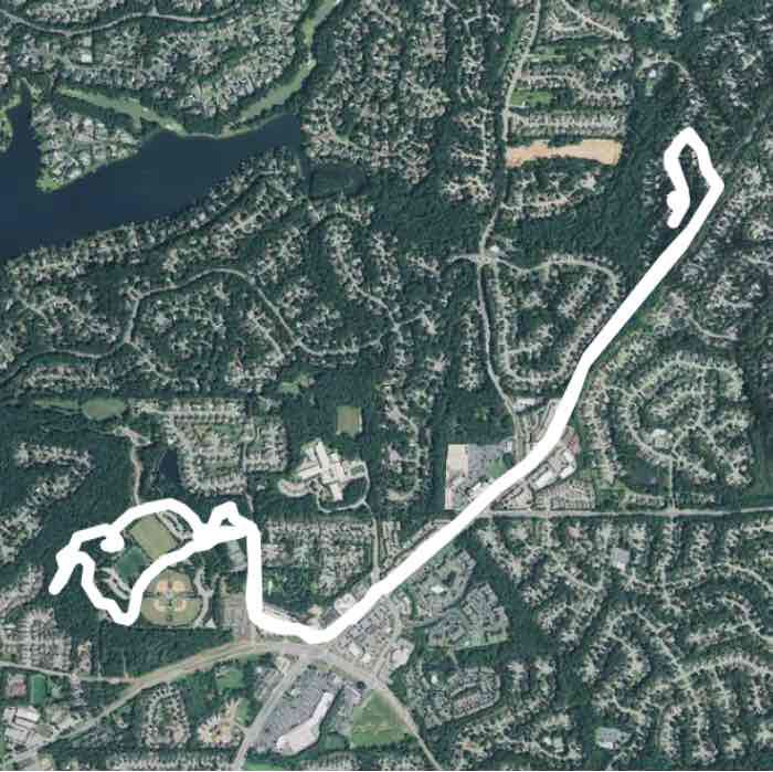 Webb bridge park Walk - Alpharetta, Georgia, USA | Pacer