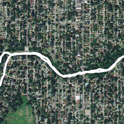 Minnehaha creek in Minnesota | Walking Map