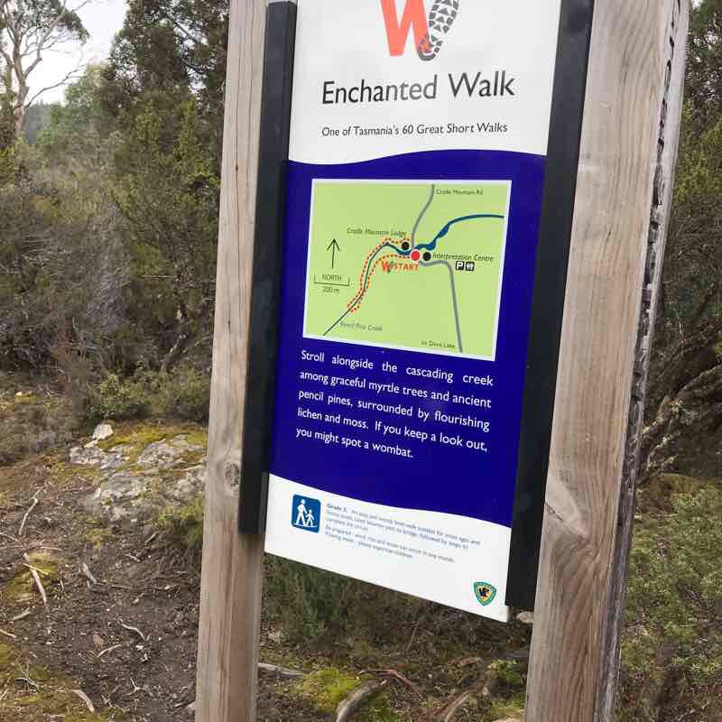 Cradle Mountain Enchanted Walk in Tasmania | Walking Map