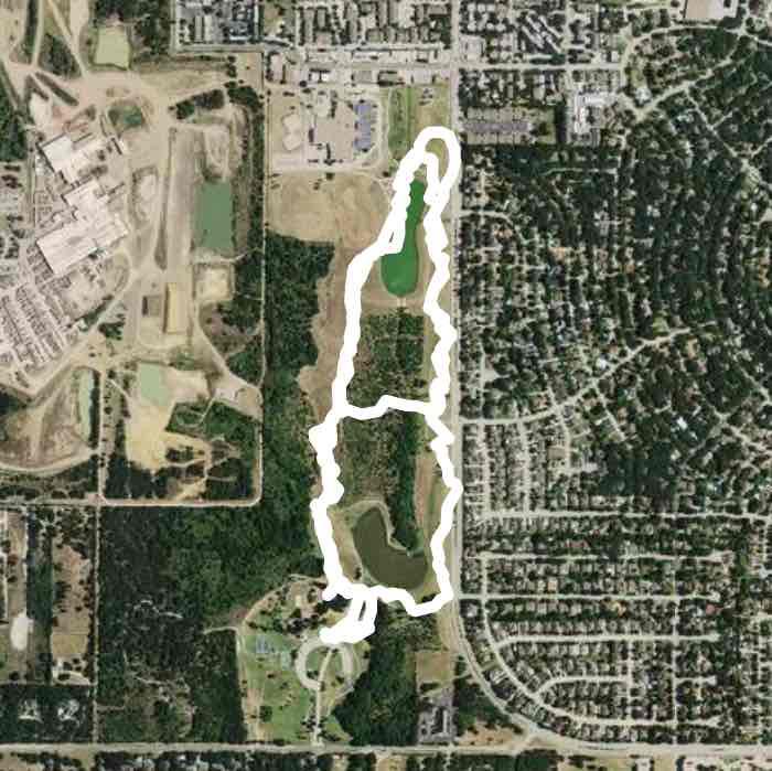 South lakes park in Texas | Walking Map