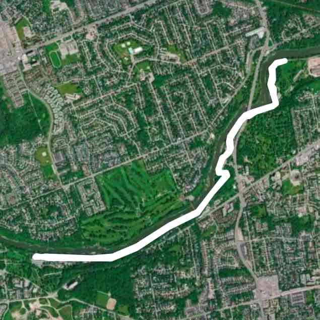 Springbank park in Ontario | Walking Map