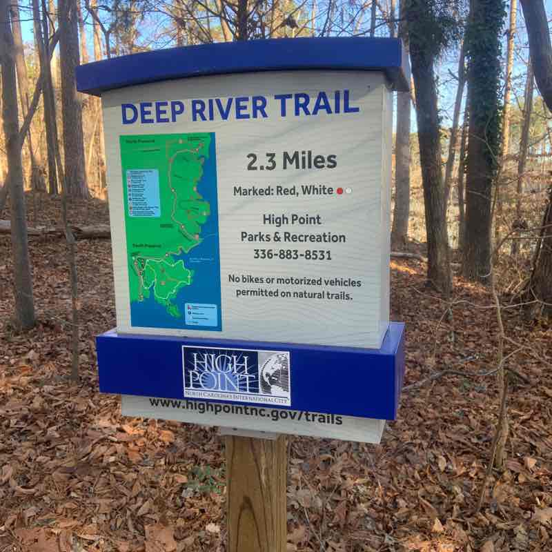 Run through the woods Trail - High Point, North Carolina, USA | Pacer