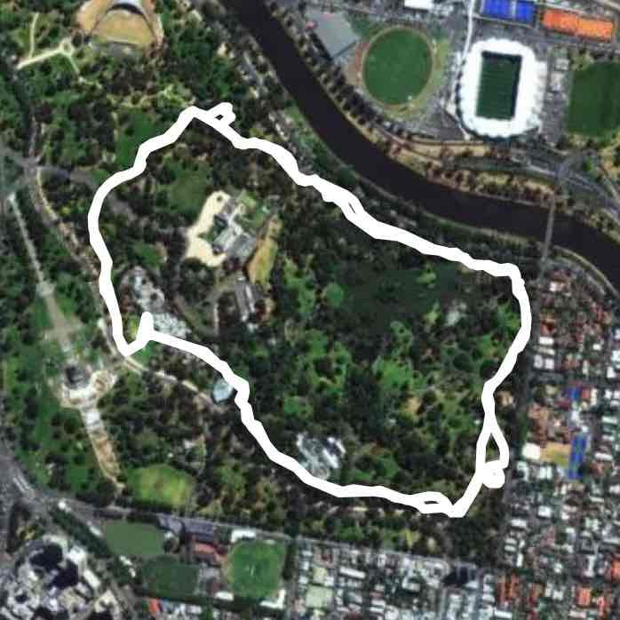 Royal Botanic Garden in Victoria | Walking Map