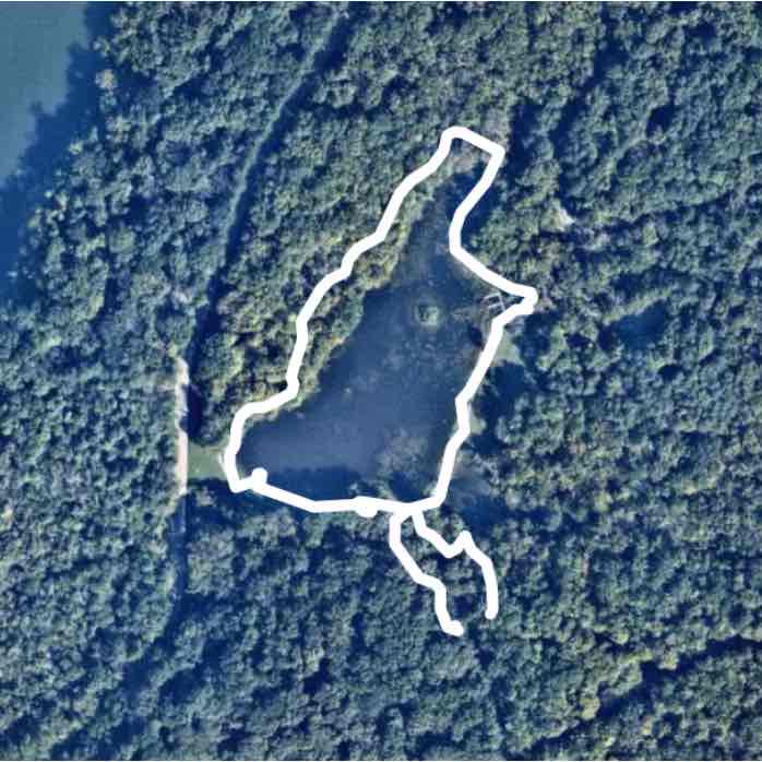 Lilly Lake, Eagle Creek in Indiana | Walking Map