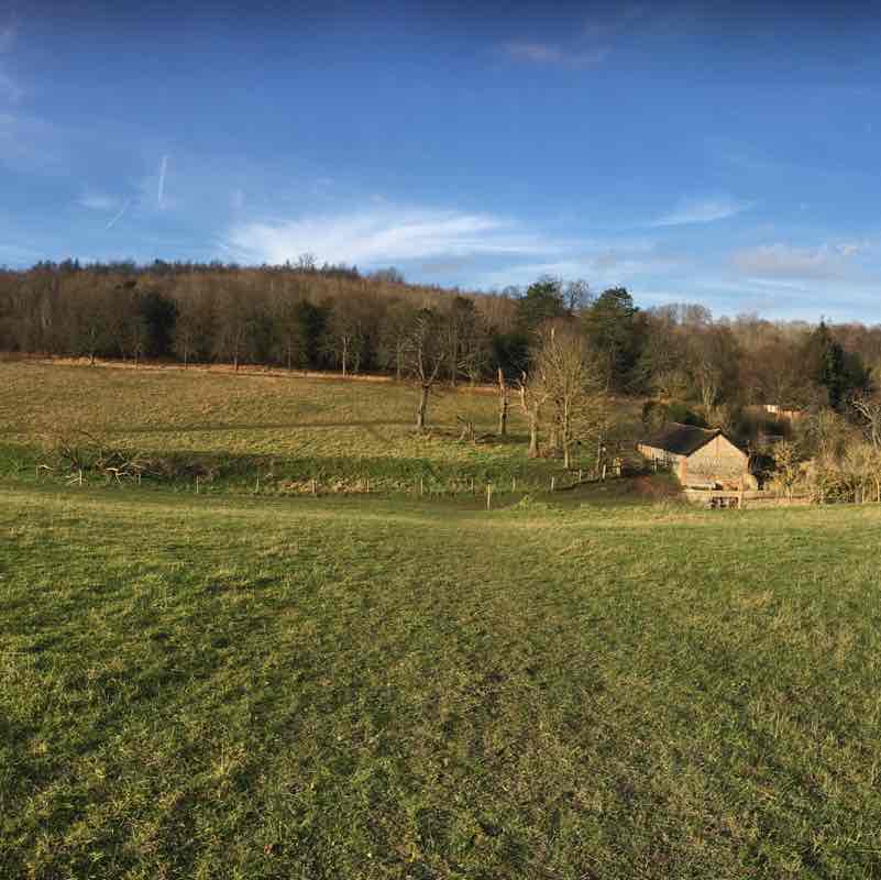 A circular walk out to Tanners Hatch with views | Walking Map