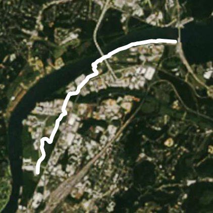 River walk in Tennessee | Walking Map
