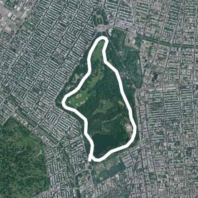 Prospect Park Loop Run - New York City, New York, USA | Pacer