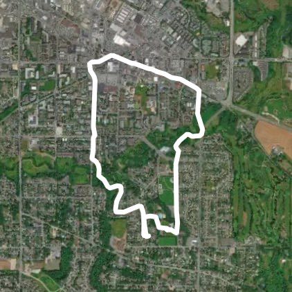 Langley City Walk in British Columbia | Walking Map