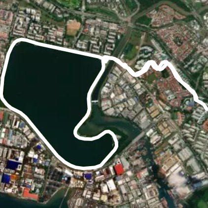 Pandan reservoir Jogging | Walking Map