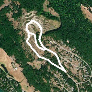 Channel Ridge side trail and twice around center Walk - Capital F ...