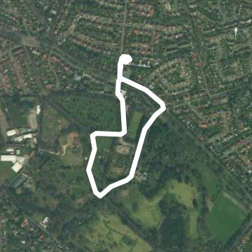 Calderstones Park short in England | Walking Map