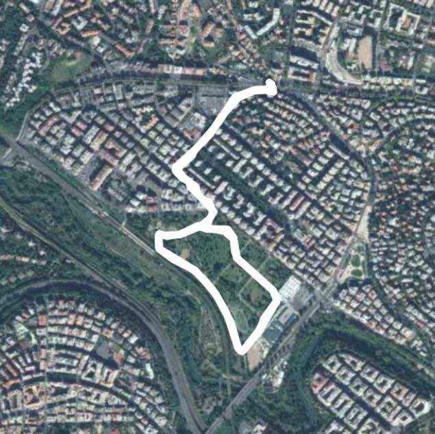 Aniene Park in Lazio | Walking Map