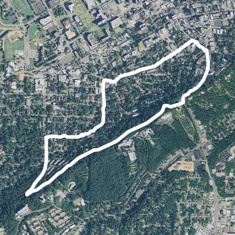 5k Loop Vulcan and Southside | Walking Map
