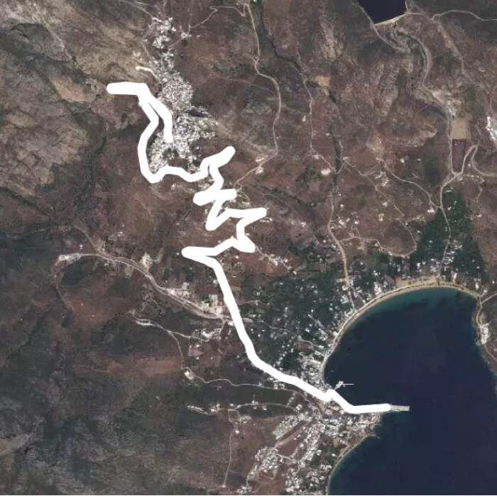 Serifos salita | Walking Map