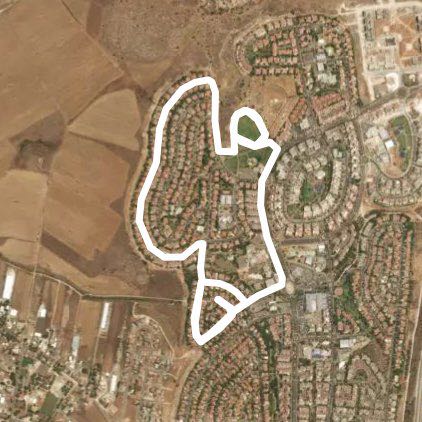 2.9 miles of shoham Walk Trail - Central District, Israel | Pacer