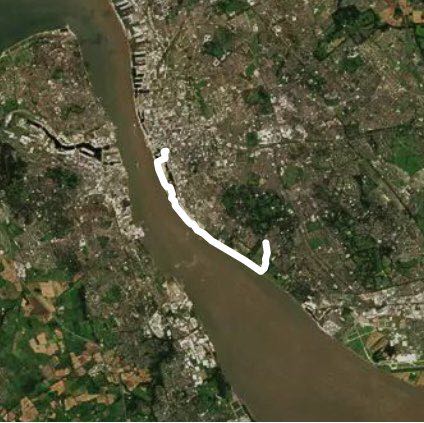 Otterspool Promenade in England | Walking Map