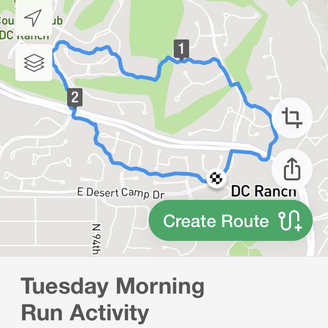 Country Club DC Ranch Run Trail - Scottsdale, Arizona, USA | Pacer
