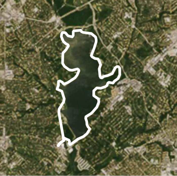 White Rock Lake Lap in Texas | Walking Map