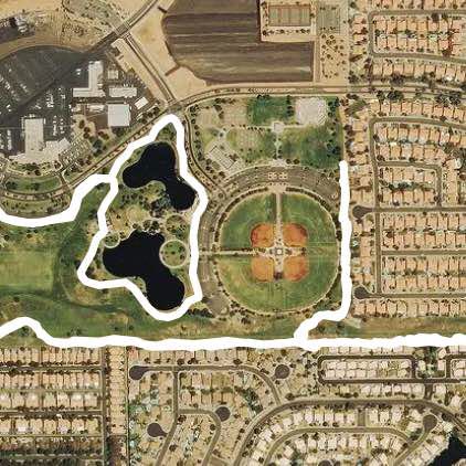 Freestone Park in Arizona | Walking Map